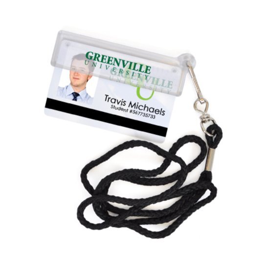 Slide ID Holder w/ Lanyard | Promotions Now