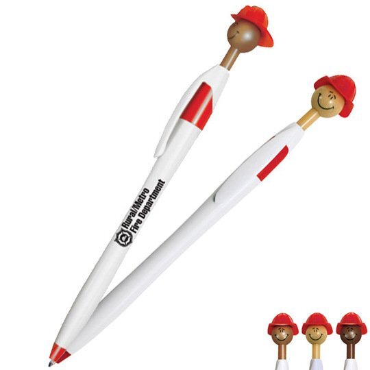 Fireman Hat Smiley Pen | Foremost Promotions