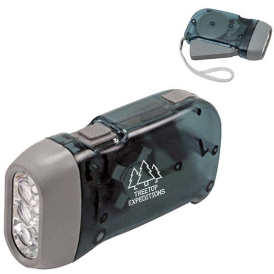 Compact 3 LED Dynamo Flashlight | Promotions Now