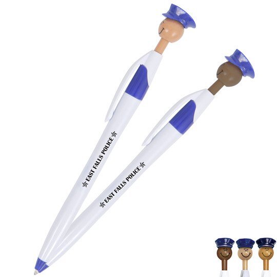 Police Officer Smiley Pen | Foremost Promotions