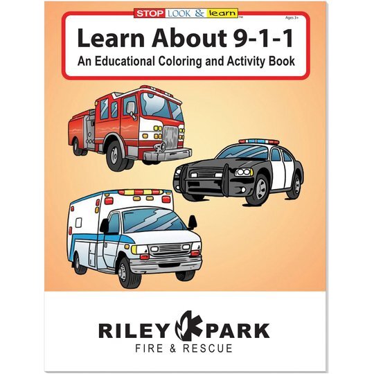 Learn About 911 Coloring & Activity Book | Foremost Promotions