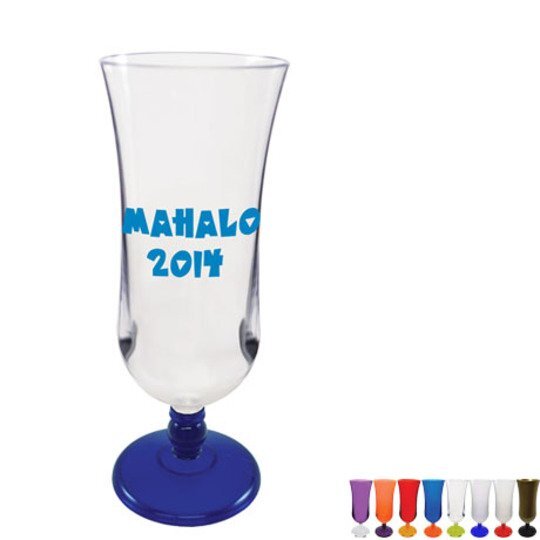 Plastic Hurricane Glass, 15oz. | Promotions Now