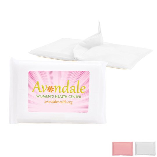 Breast Cancer Awareness Tissue Pack w/ Label, 10 ct | Promotions Now