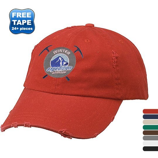 Distressed Chino Unconstructed Cap | Promotions Now