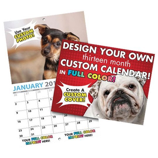 Completely Custom Wall Calendar, 13-Month | Health Promotions Now