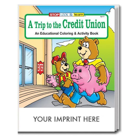 A Trip to the Credit Union Coloring & Activity Book | Foremost Promotions