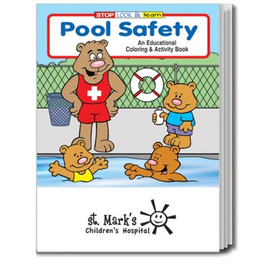 Pool Safety Coloring & Activity Book | Foremost Promotions