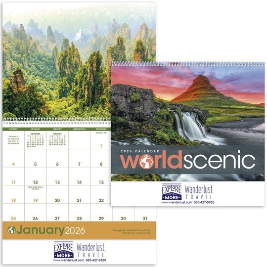 World Scenic Calendar | Promotions Now