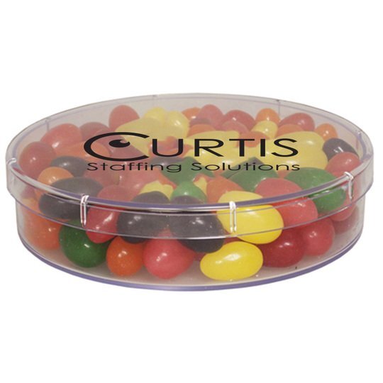 Large Round Candy Container - Jelly Beans | Promotions Now