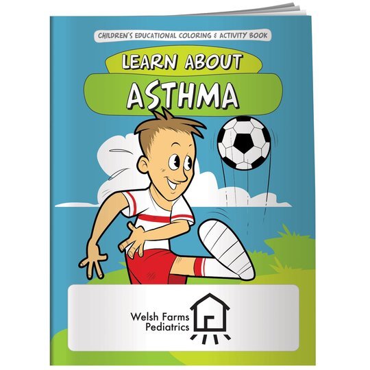 Learn About Asthma Coloring & Activity Book | Promotions Now