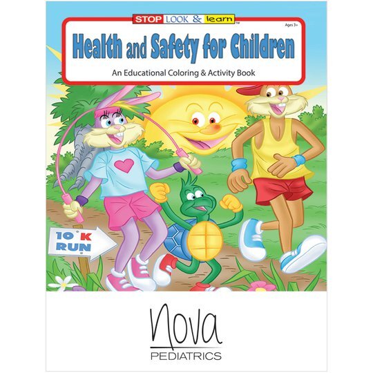 Health & Safety for Children Coloring & Activity Book | Health ...