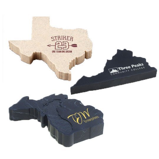 State Shape Stone Paperweight | Promotions Now