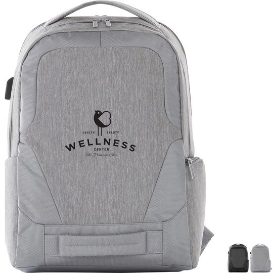 Overland 17" TSA Polycanvas Computer Backpack w/ USB Port | Promotions Now