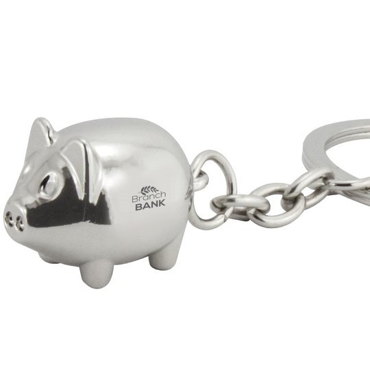Metal Pig Key Chain | Promotions Now