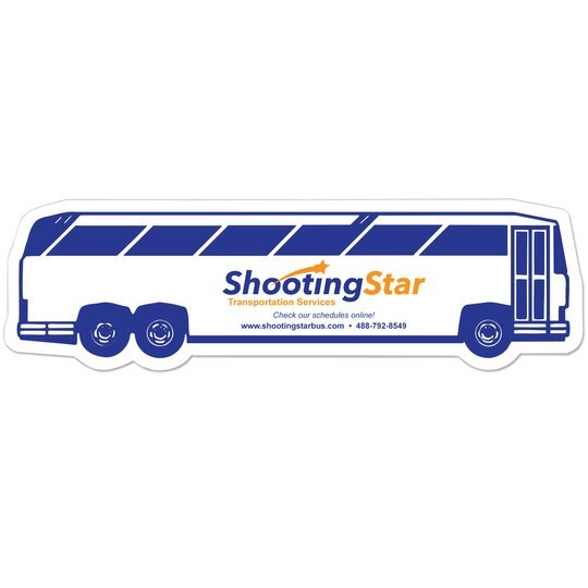 Charter Bus Shaped Magnet | Promotions Now