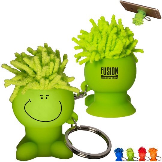 MopToppers® Mobile Stand Cord Winder Key Chain | Foremost Promotions