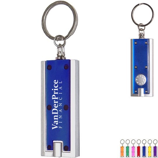 Translucent Rectangular LED Key Chain | Promotions Now