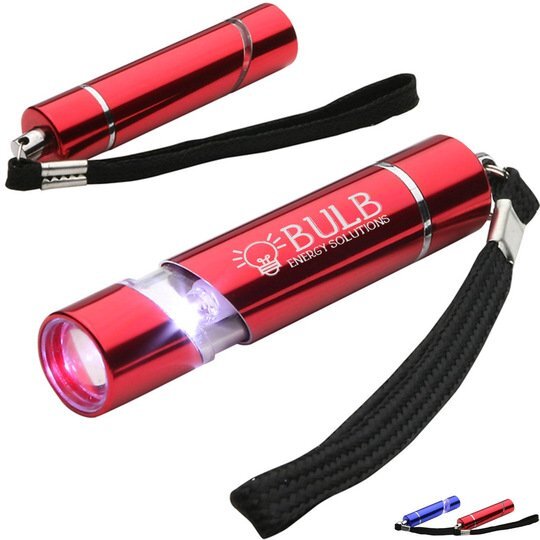 Aluminum Scope LED Flashlight w/ Carrying Strap | Promotions Now
