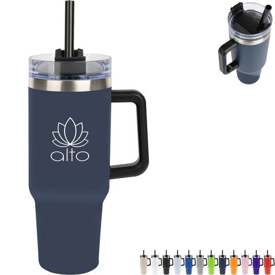 Intrepid Double Wall Stainless Steel Vacuum Insulated Tumbler, 40oz ...