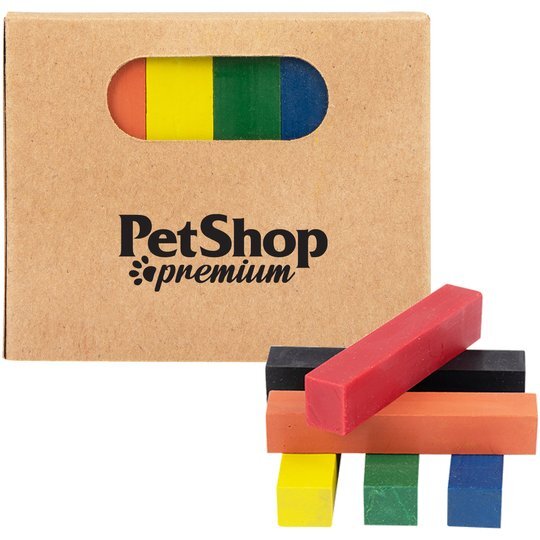 Rectangular Crayon 6-Piece Set | Health Promotions Now