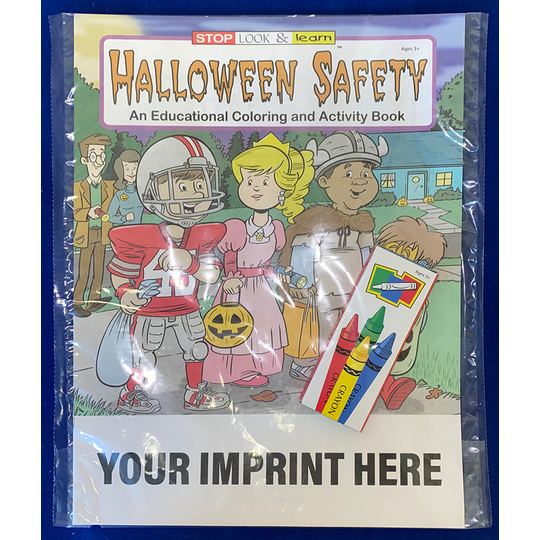 Halloween Safety Coloring Book Fun Pack | Promotions Now