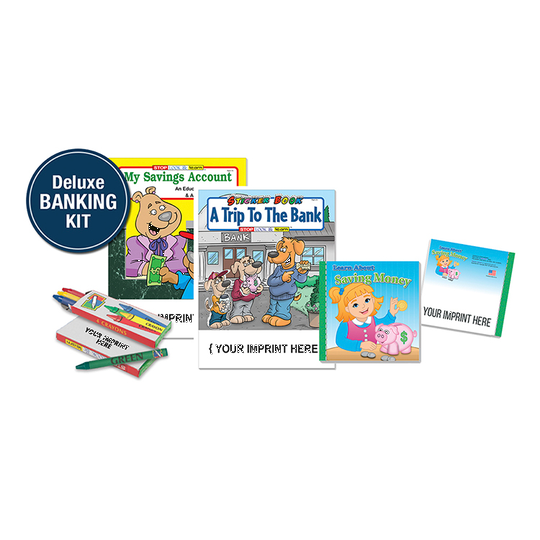 Deluxe Banking Coloring & Activity Kit | Promotions Now