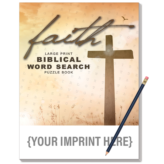 LARGE PRINT Faith Word Search Puzzle Pack Set | Promotions Now