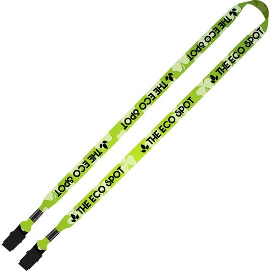 Dye-Sublimated Tubular Double Bulldog Clip Lanyard, 5/8" | Promotions Now