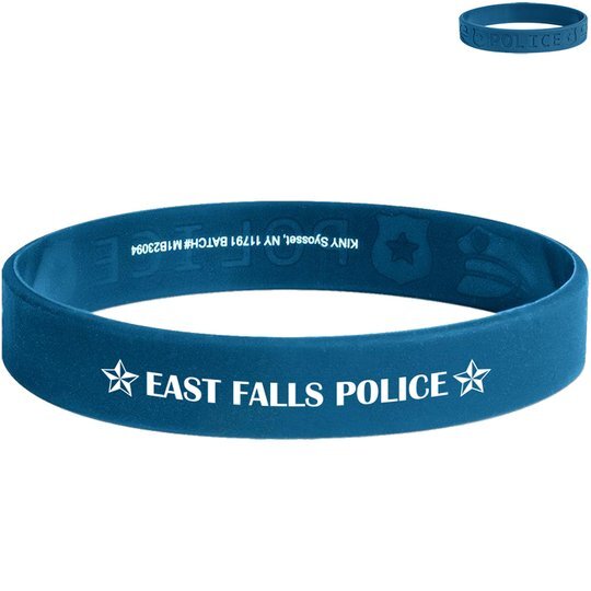 Police Safety Silicone Bracelet | Foremost Promotions