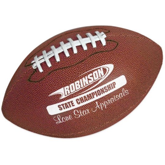 Full Size Synthetic Leather Football, 14" | Promotions Now