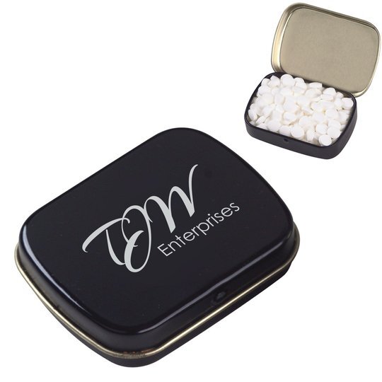 Peppermint Mini Mints in a Small Hinged Tin | Foremost Promotions