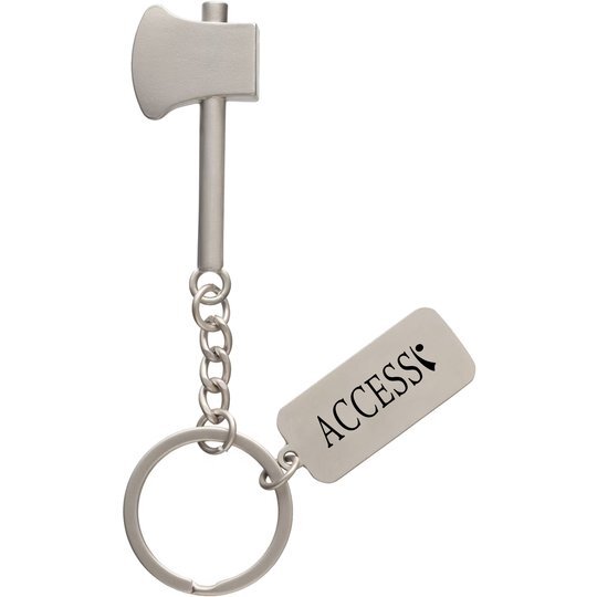 Axe Metal Key Tag | Health Promotions Now