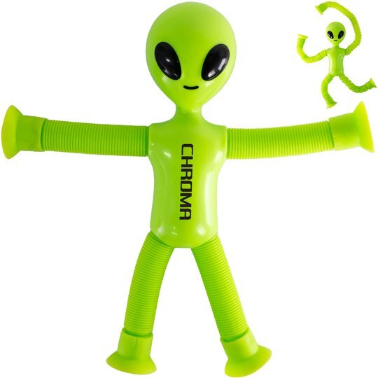 Green Alien Bendy Man | Foremost Promotions